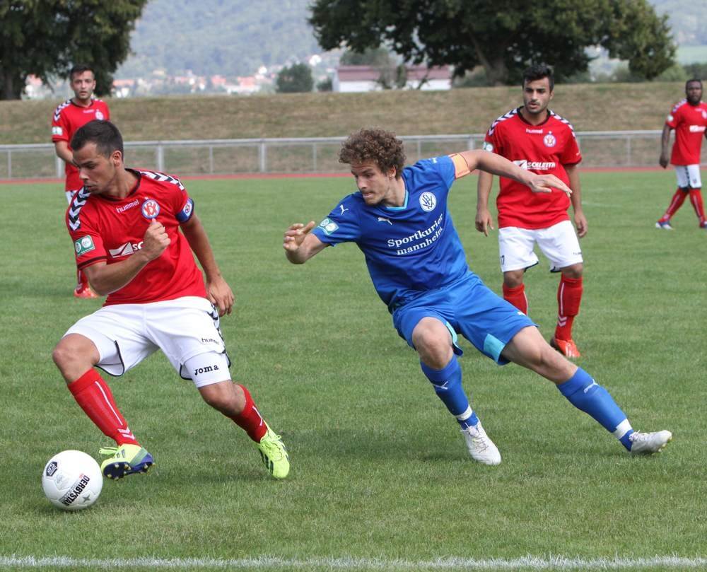 Landesligist FV Fortuna 1911 Heddesheim trotzt dem VfR Mannheim ein 1:1 ...