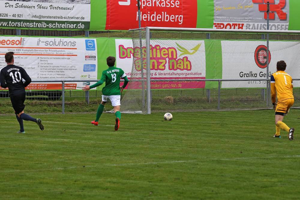 Fortuna Heddesheim startet stark in die Rückrunde - 1:3 (1:2) Sieg bei der SG Wiesenbach ...